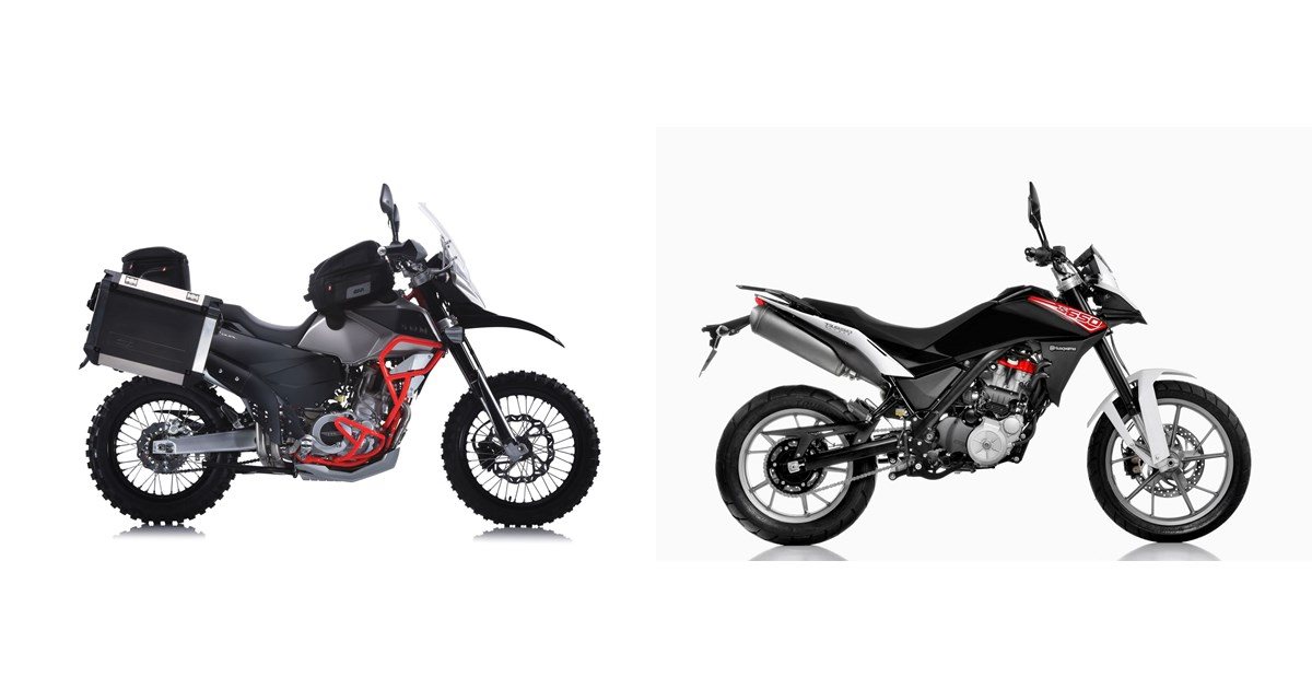 Motorrad Vergleich SWM Super Dual 650 2018 vs. Husqvarna TR 650 Strada 2013