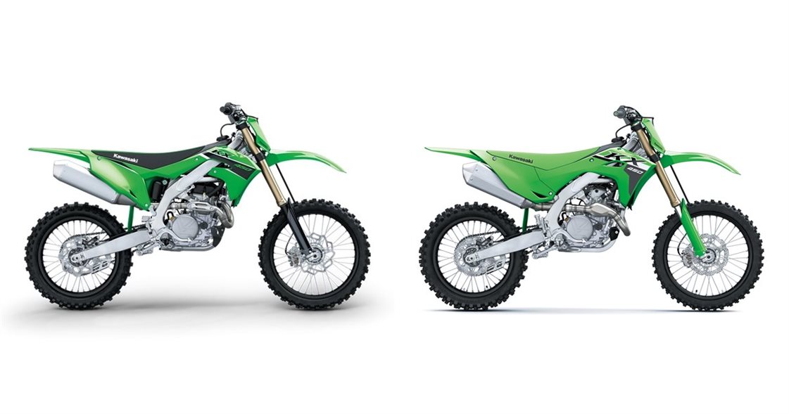 Kawasaki KX 450 2023 vs Kawasaki KX 450 2024