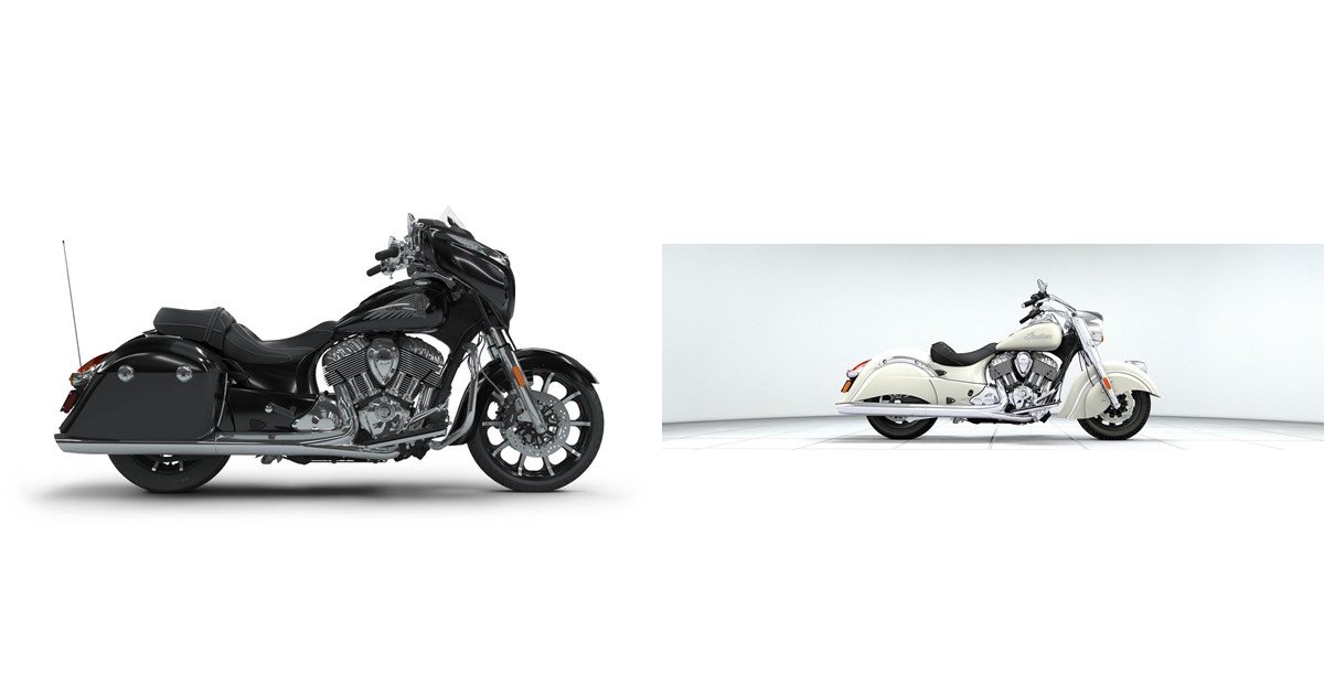 Motorrad Vergleich Indian Chieftain Limited 2018 vs. Indian Chief ...