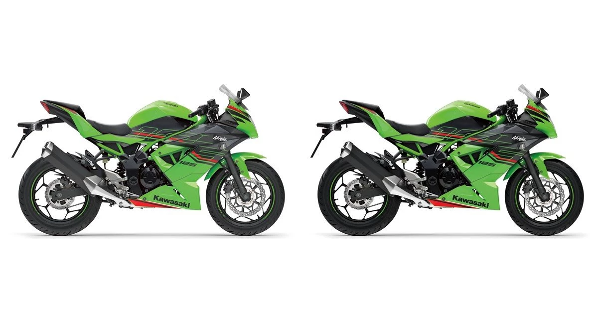 Motorrad Vergleich Kawasaki Ninja 125 2024 vs. Kawasaki Ninja 125 2023