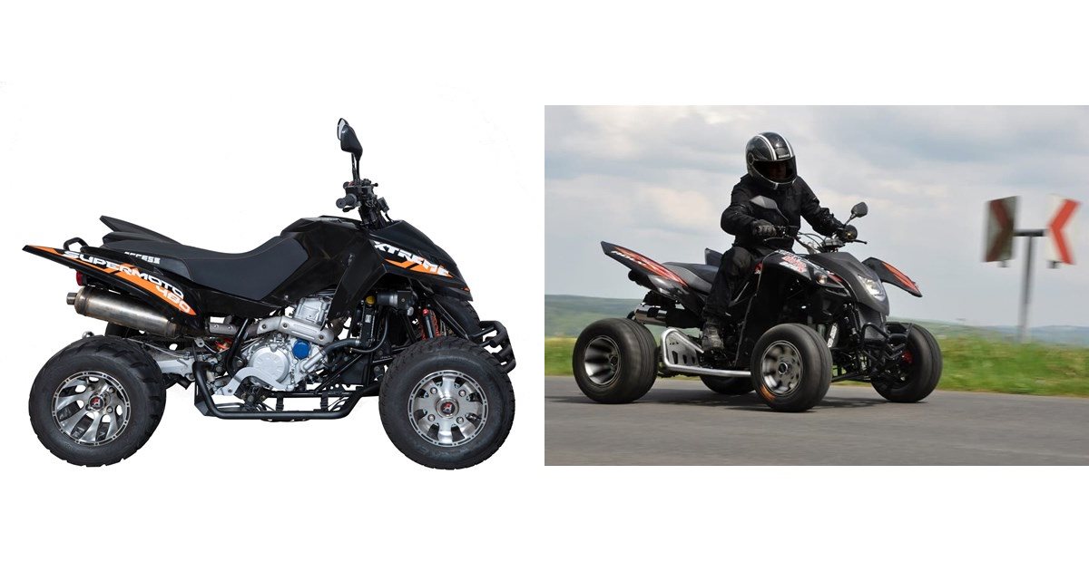 Motorrad Vergleich Access Xtreme Supermoto 480 2020 vs. Adly Hurricane ...