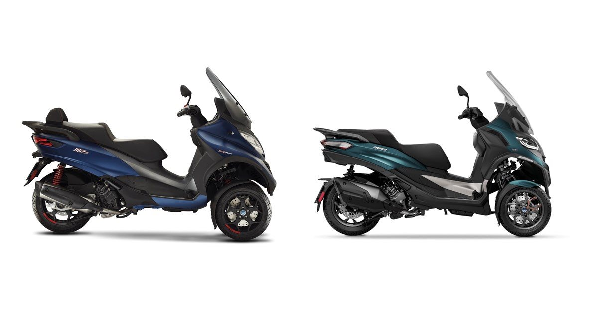 Motorrad Vergleich Piaggio MP3 500 Sport Advanced 2022 vs. Piaggio MP3 ...