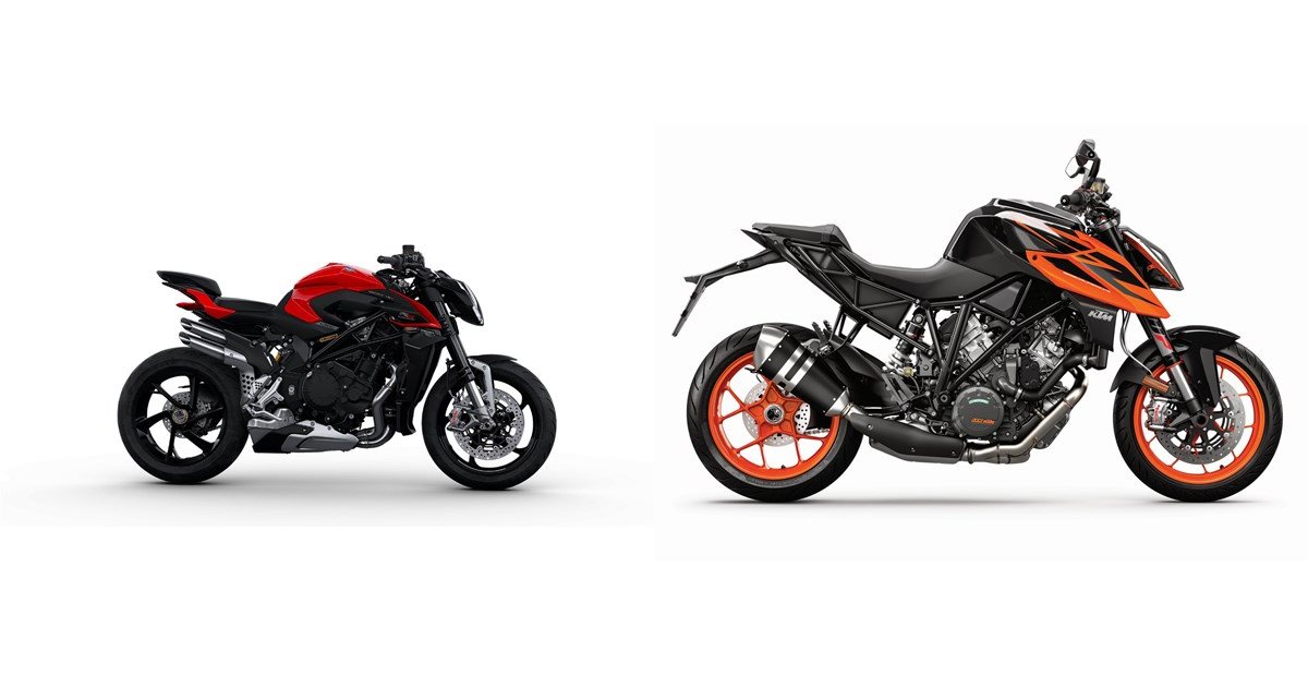 Motorrad Vergleich MV Agusta Brutale 1000 RS 2022 vs. KTM 1290 Super ...