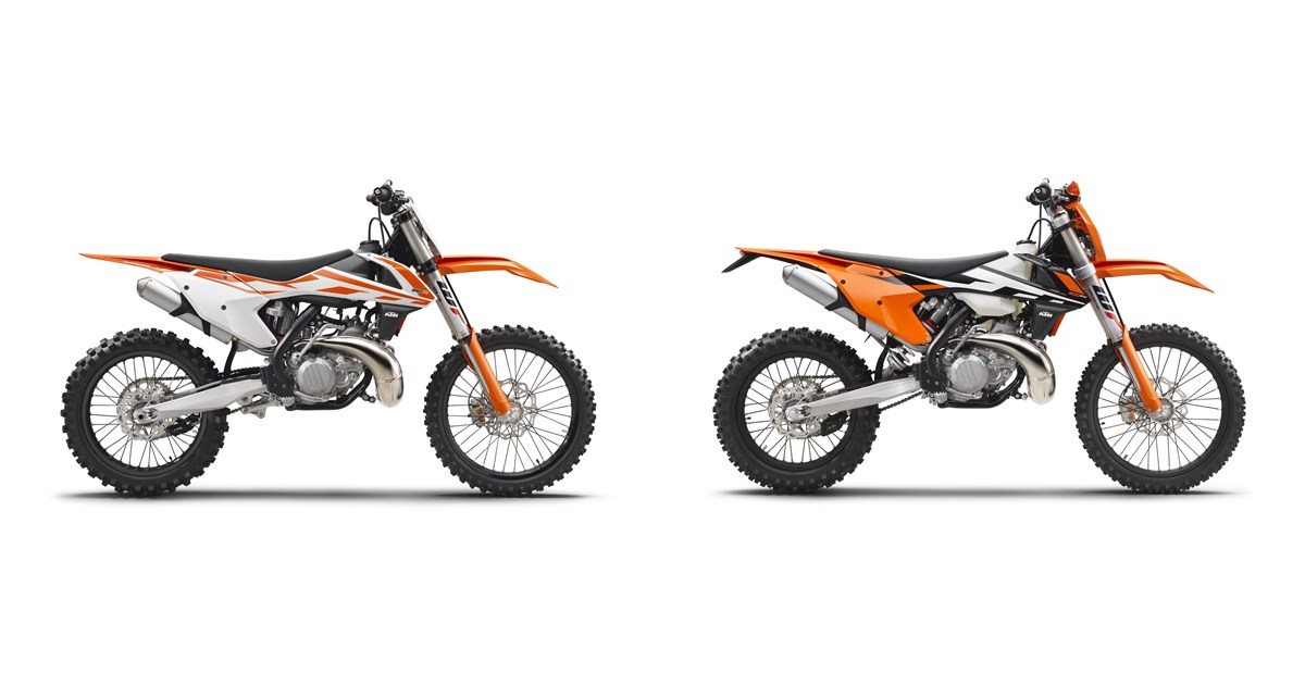 Motorrad Vergleich KTM 250 SX 2017 vs. KTM 300 EXC 2017
