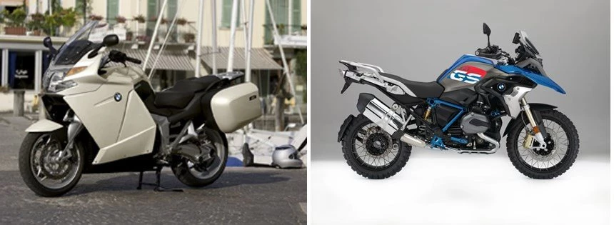 Motorrad Vergleich BMW K 1200 GT 2007 vs. BMW R 1200 GS 2017