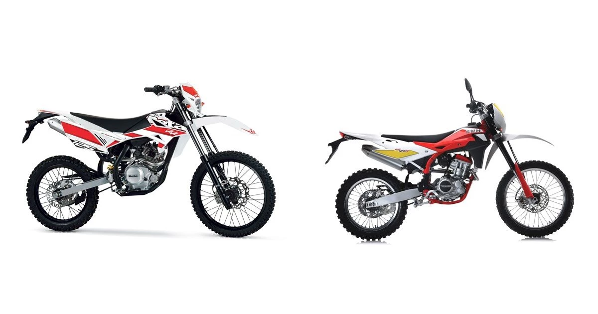Motorrad Vergleich Beta RR Enduro 4T 125 AC 2018 vs. SWM RS 125 R 2018