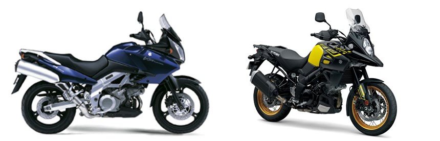 Motorrad Vergleich Suzuki V-Strom 1000 2006 vs. Suzuki V-Strom 1000 XT 2019
