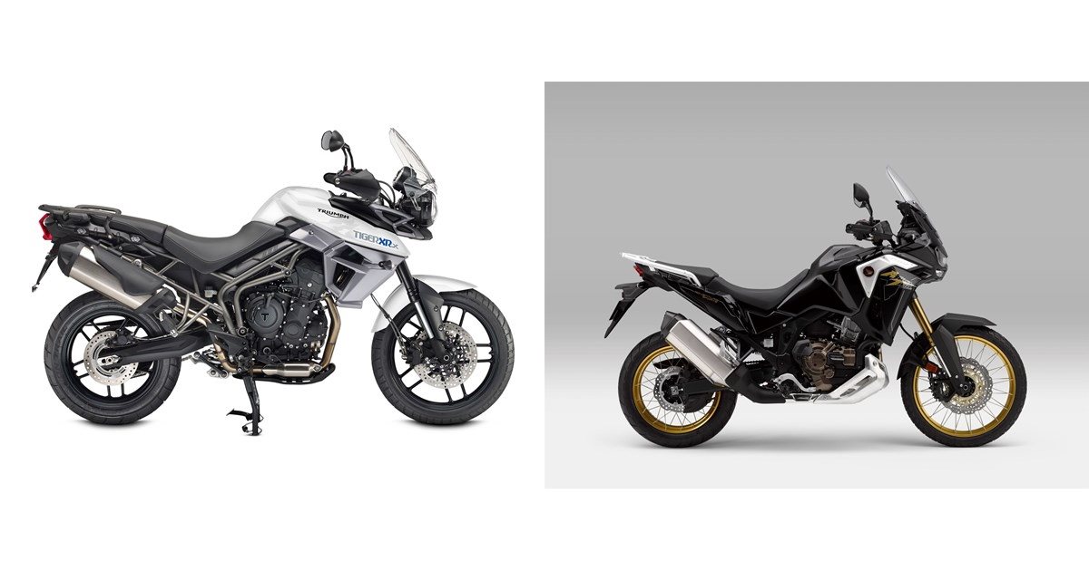 Motorrad Vergleich Triumph Tiger 800 XR 2015 vs. Honda CRF1100L Africa ...