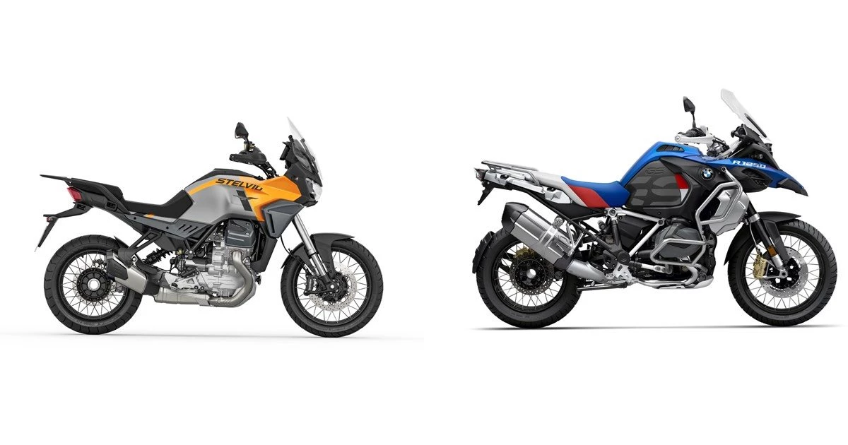 Moto Guzzi Stelvio 2024 vs BMW R 1250 GS Adventure 2024