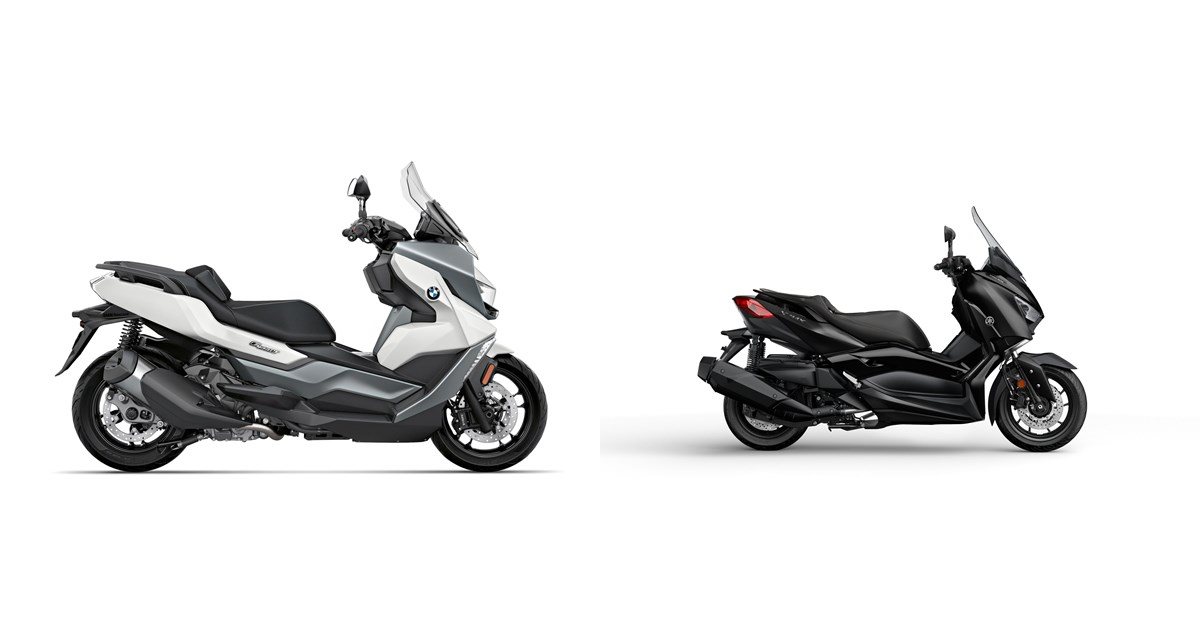 Motorrad Vergleich BMW C 400 GT 2019 vs. Yamaha XMAX 400 Iron Max 2019