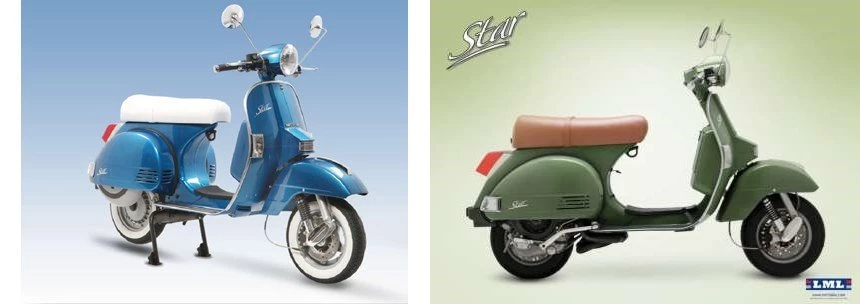 Motorrad Vergleich LML Star 125 4-T Automatica 2013 vs. LML Star 200 4 ...