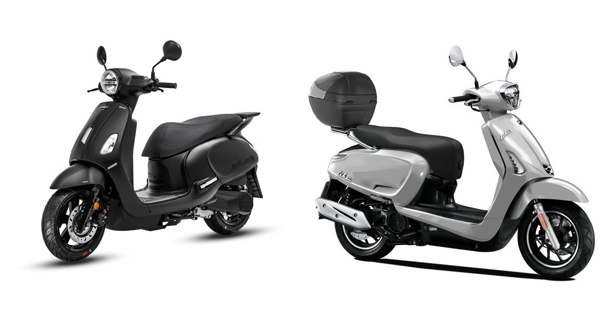 Motorrad Vergleich Sym Fiddle 125 ABS E5 2023 vs. Kymco New Like 125i Nodooe 2023