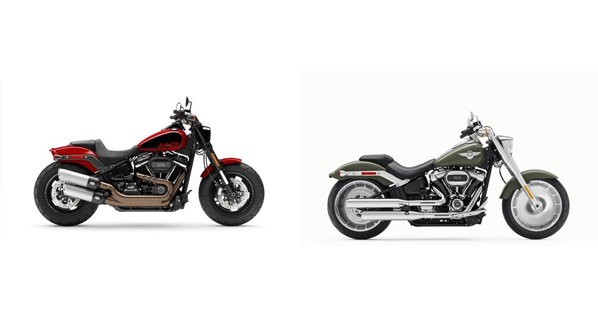 Motorrad Vergleich Harley-Davidson Softail Fat Bob 114 FXFBS 2023 vs ...