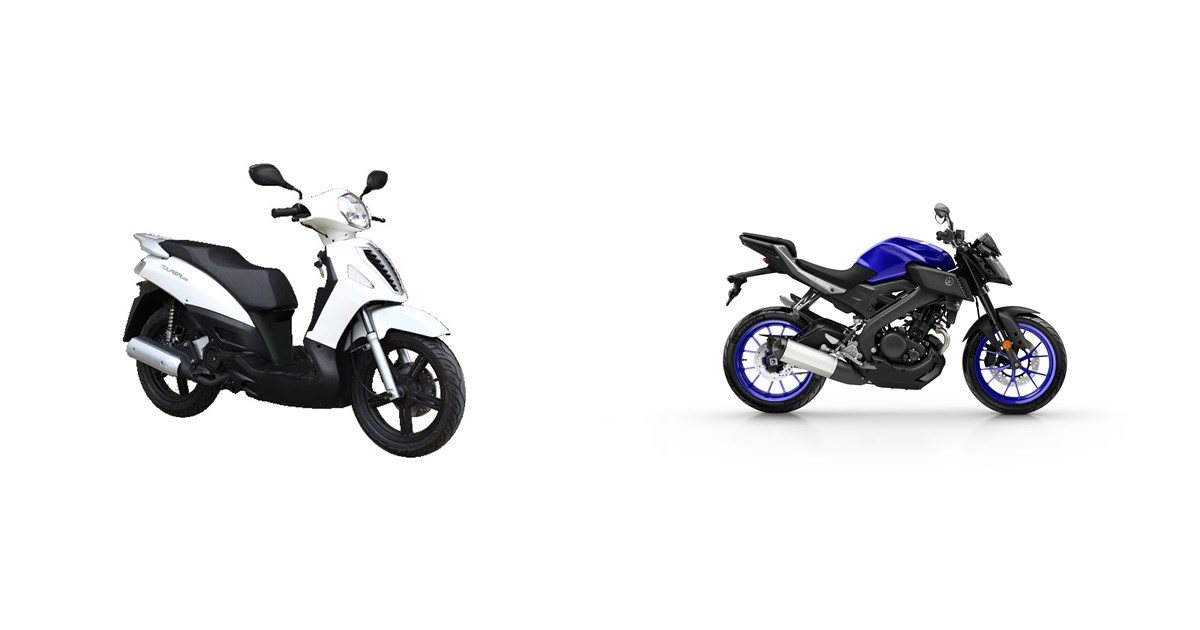 Motorrad Vergleich Hanway Tourer 125 SH 2015 vs. Yamaha MT-125 2017