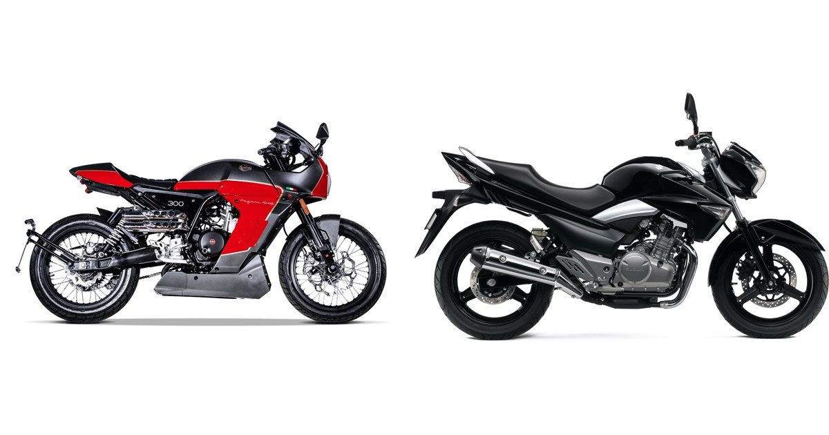 Motorrad Vergleich FB Mondial Sport Classic 300i ABS 2022 vs. Suzuki GW250 Inazuma 2017