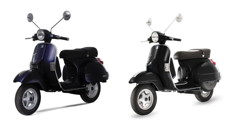 Motorrad Vergleich Piaggio PX 125 E 2005 vs. Vespa PX 125 2015
