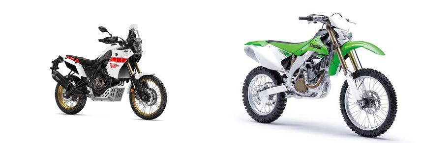 Motorrad Vergleich Yamaha Tenere 700 Rally Edition 2022 vs. Kawasaki ...