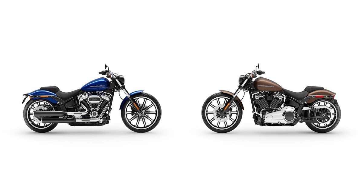 Motorrad Vergleich Harley-Davidson Softail Breakout 114 FXBRS 2021 vs ...