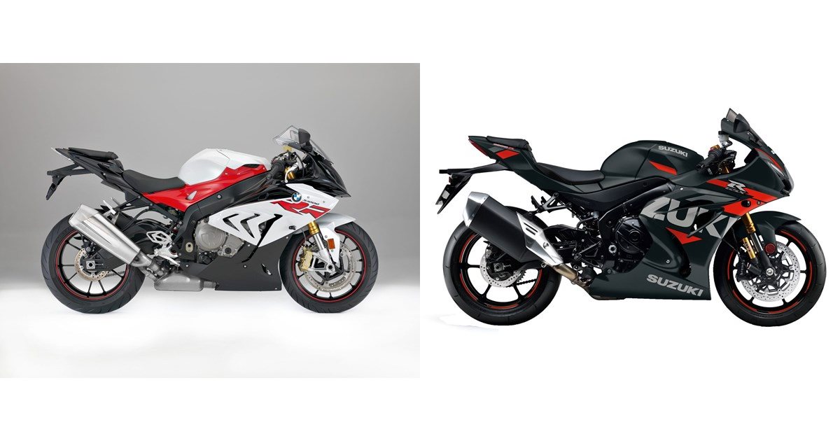 Motorrad Vergleich BMW S 1000 RR 2017 vs. Suzuki GSX-R 1000 2021