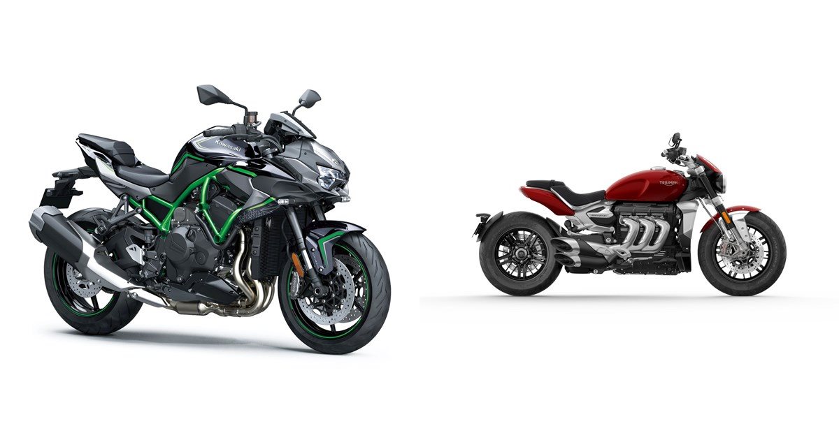 Kawasaki Z H2 2020 vs Triumph Rocket 3 R 2020