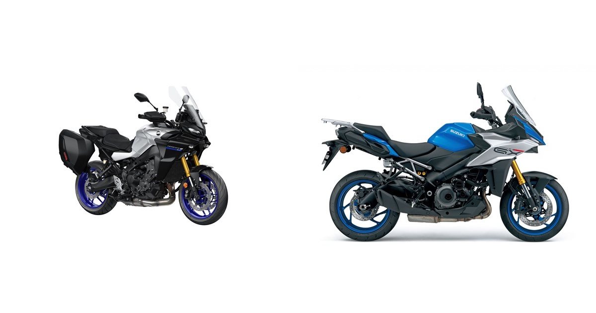 Comparaison des motos Yamaha Tracer 9 GT 2021 VS. Suzuki GSX-S1000GX 2024