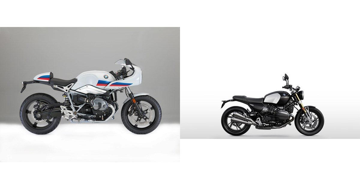 Motorrad Vergleich BMW R nineT Racer 2017 vs. BMW R 12 nineT 2024