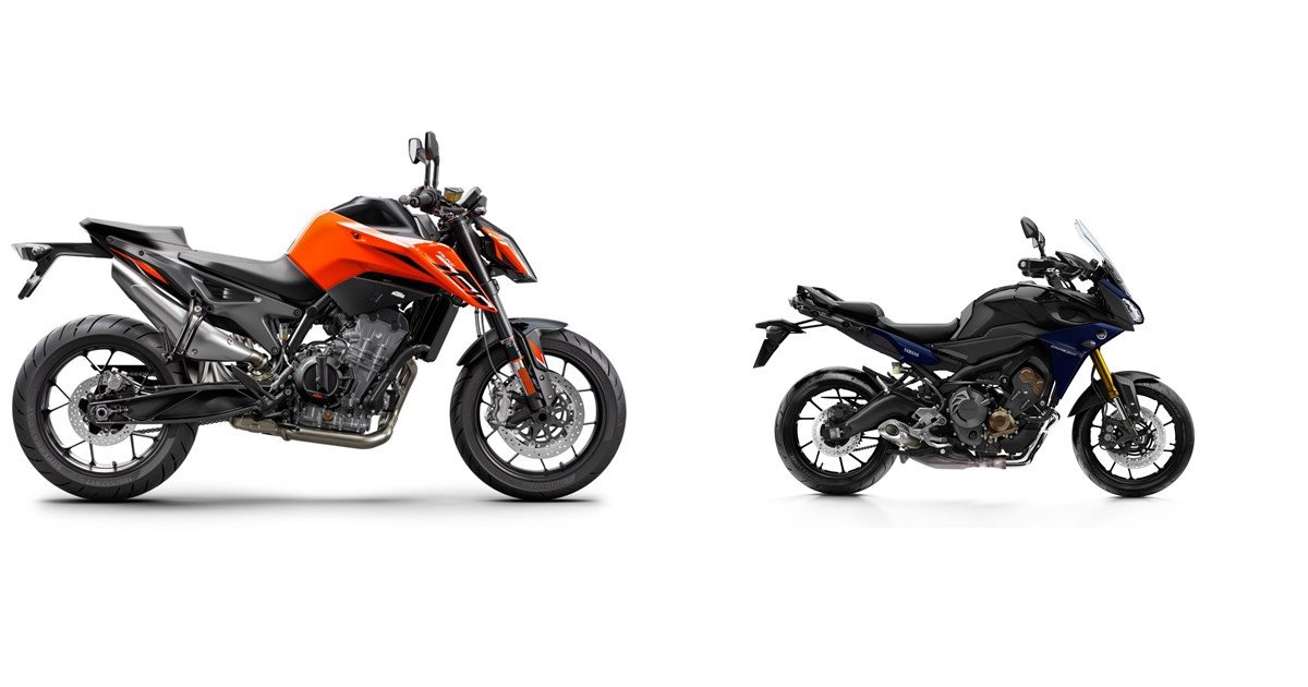 Motorrad Vergleich KTM 790 Duke 2022 vs. Yamaha Tracer 900 2016