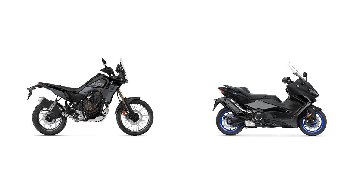 Confronto tra moto Yamaha Tenere 700 2022 VS. Yamaha TMAX 2024