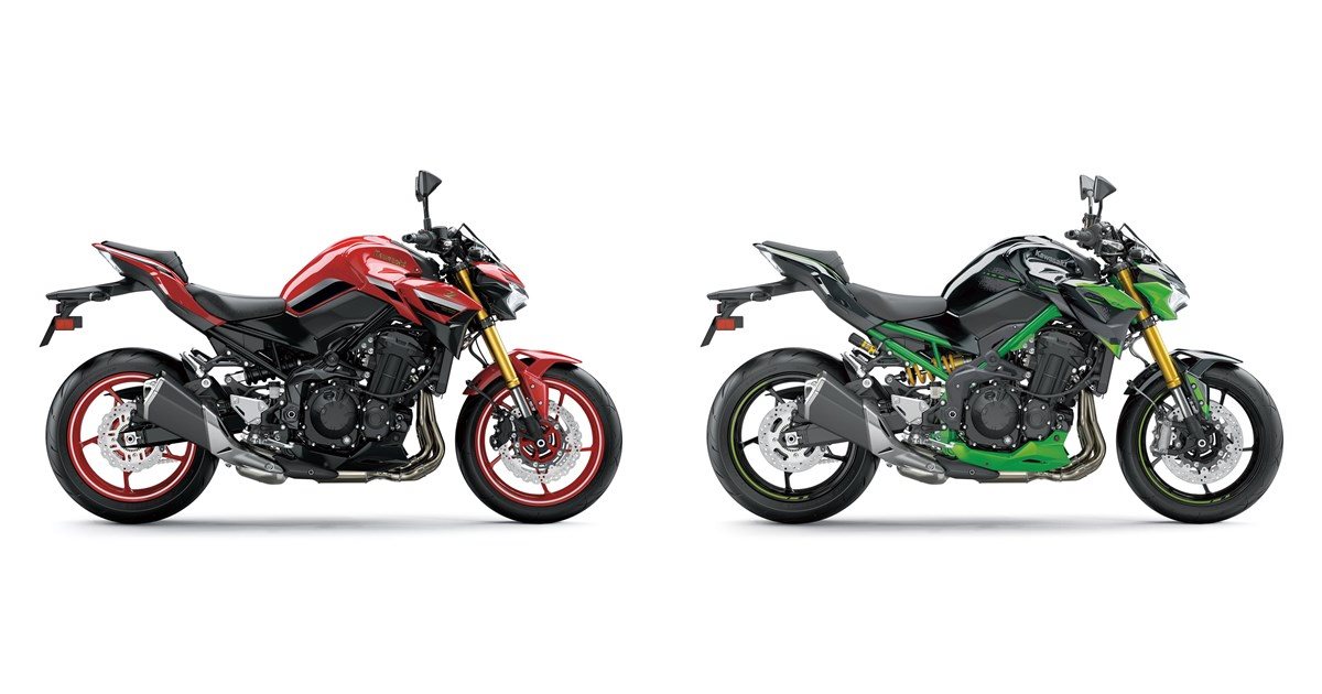 Kawasaki Z900 50th Anniversary 2022 vs Kawasaki Z900 SE 2024