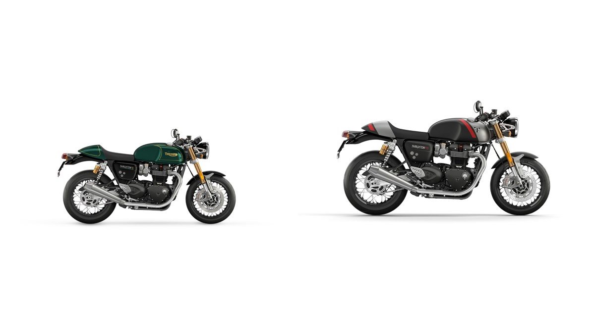 Motorrad Vergleich Triumph Thruxton Final Edition 2024 vs. Triumph ...