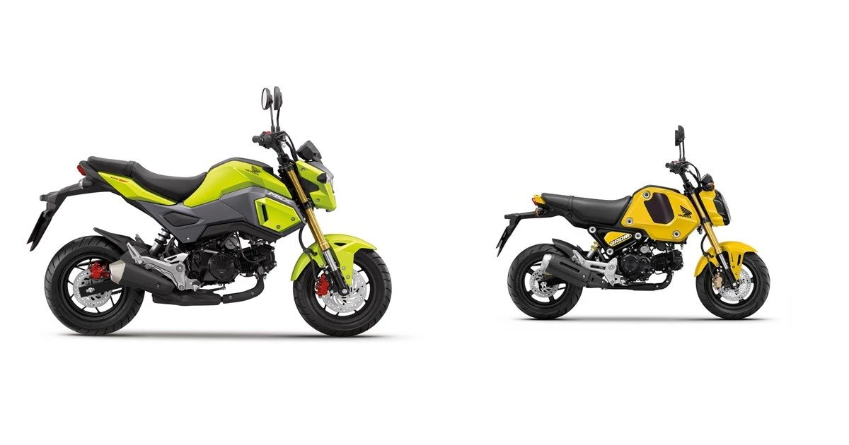 Motorrad Vergleich Honda MSX 125 2019 vs. Honda MSX125 Grom 2024