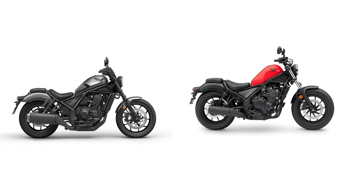 Honda CMX1100 Rebel DCT 2024 vs Honda CMX500 Rebel 2020