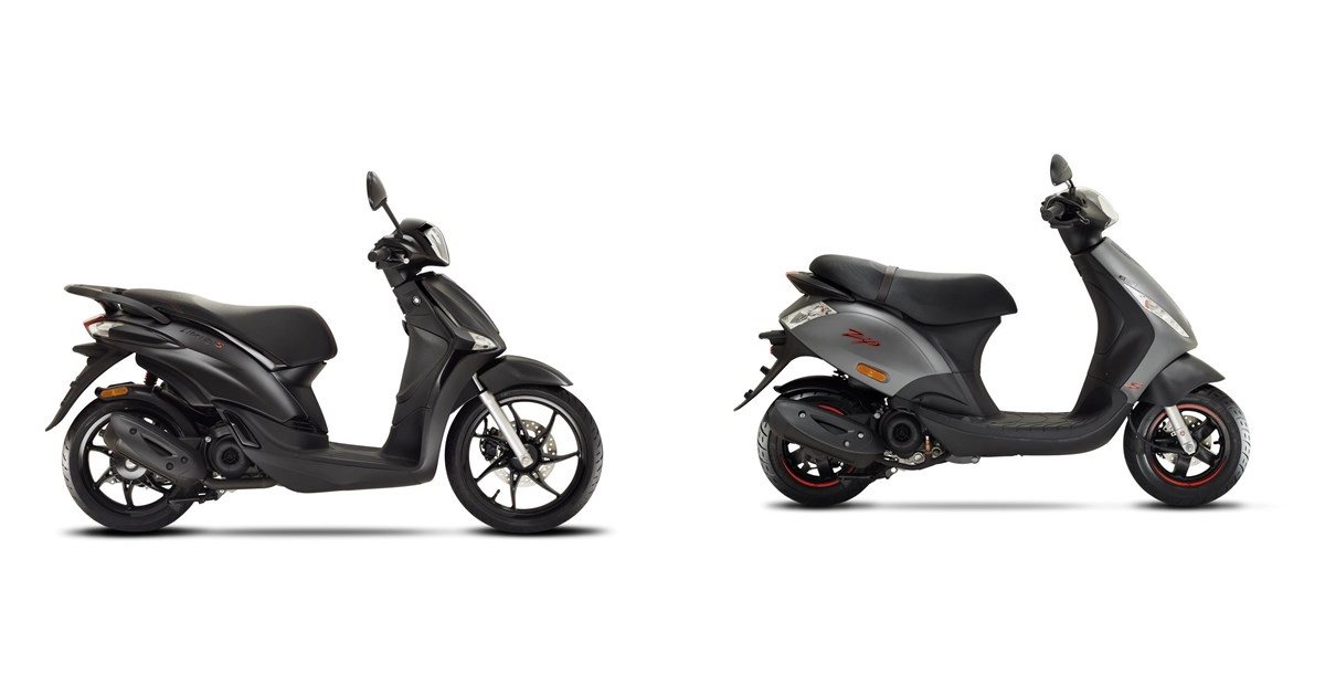 Motorrad Vergleich Piaggio Liberty 50 S 2023 vs. Piaggio ZIP S 50 2023
