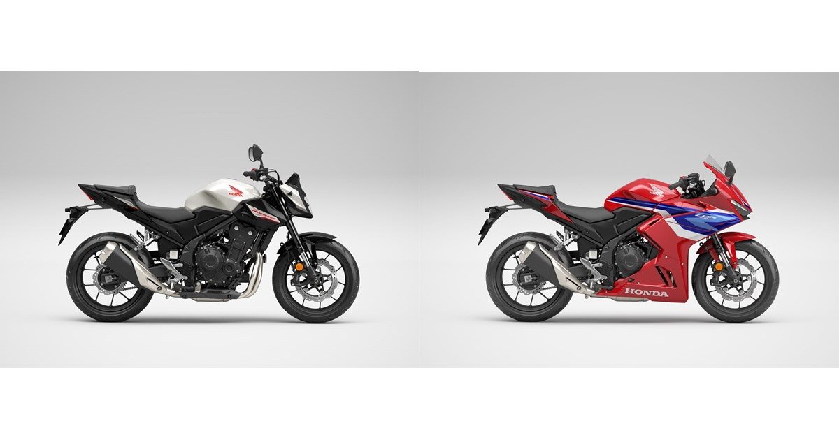 Motorrad Vergleich Honda CB500 Hornet 2024 vs. Honda CBR500R 2024