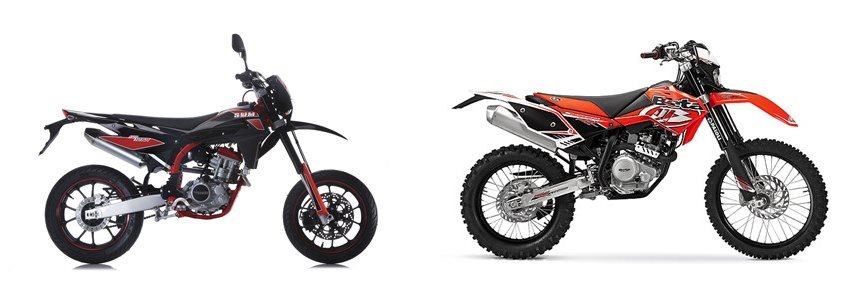 Motorrad Vergleich SWM SM 125 R 2017 vs. Beta RR Enduro 4T 125 LC 2011