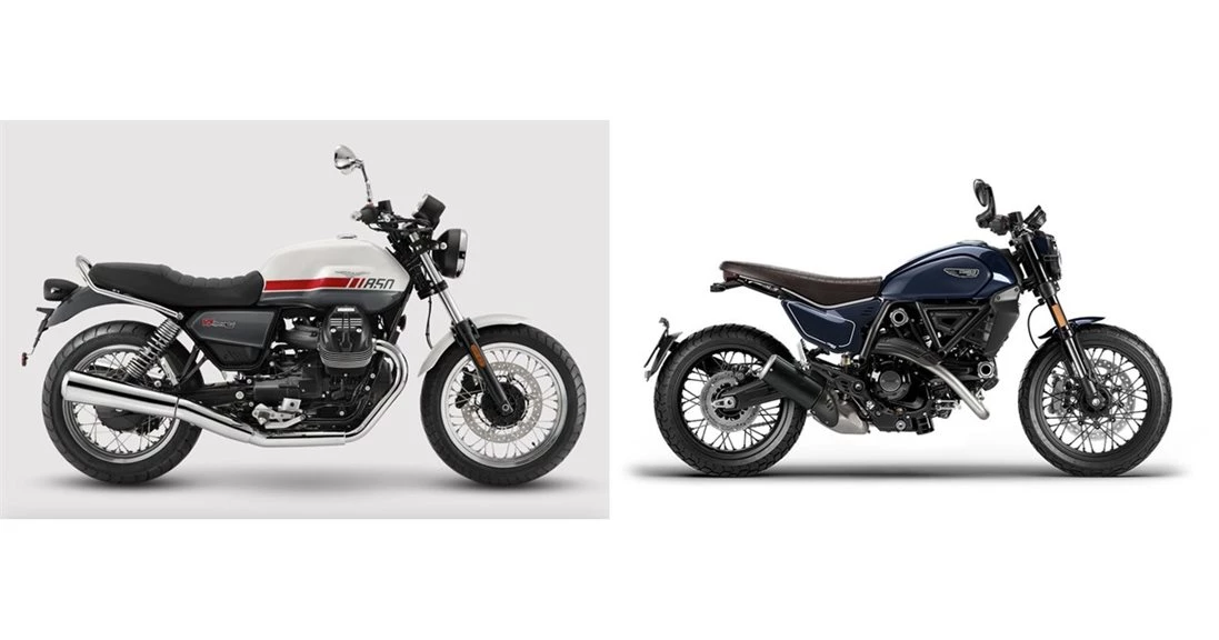 Moto Guzzi V7 Special 2023 vs Ducati Scrambler Nightshift 2023