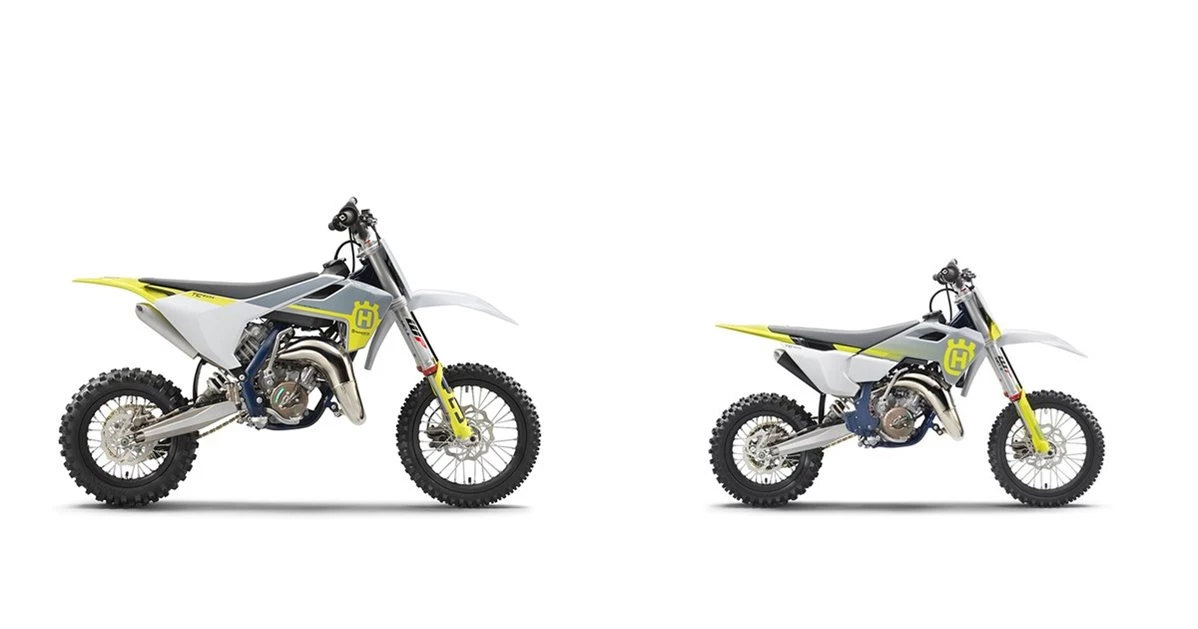 Motorrad Vergleich Husqvarna TC 65 2023 vs. Husqvarna TC 65 2024