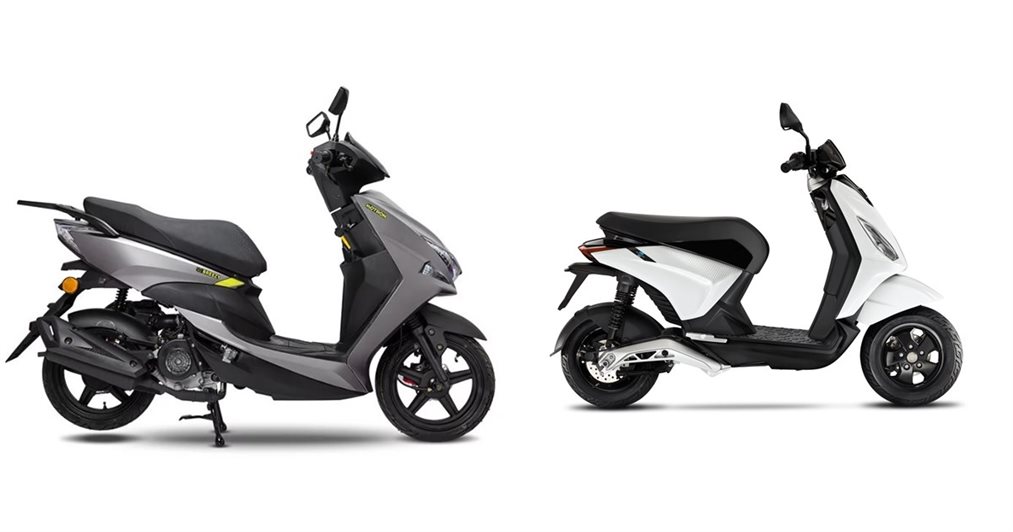 Motorrad Vergleich Motron Breezy 50 2023 vs. Piaggio 1 2022