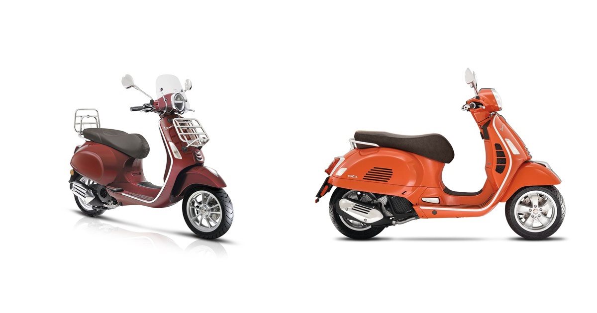 Motorrad Vergleich Vespa Primavera 125 Touring iGet 2019 vs. Vespa GTS 125 iGET 2021