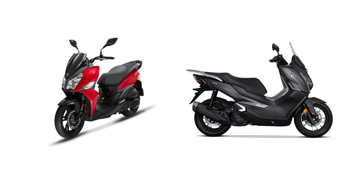 Motorrad Vergleich Sym Jet 14 125 2021 vs. Voge SR1 125i ABS 2024