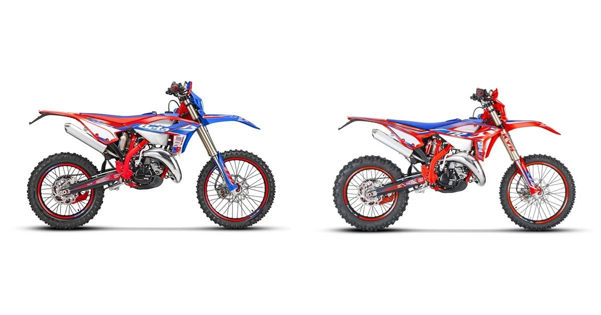 Beta RR RACING 2T 125 2024 vs Beta RR 125 2T Racing 2022