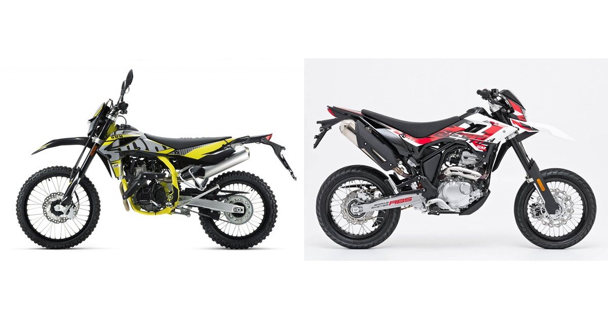 Motorrad Vergleich SWM RS 125 R 2020 vs. Online Bestia 125 ABS 2020
