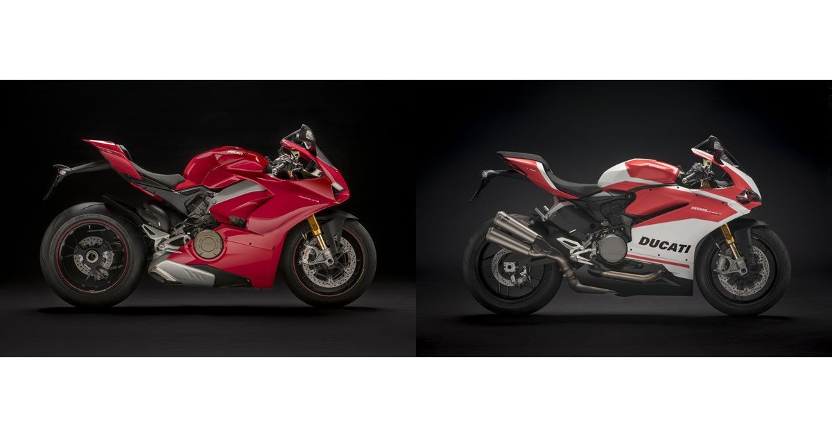 Ducati Panigale V4 S 2019 vs Ducati 959 Panigale Corse 2019