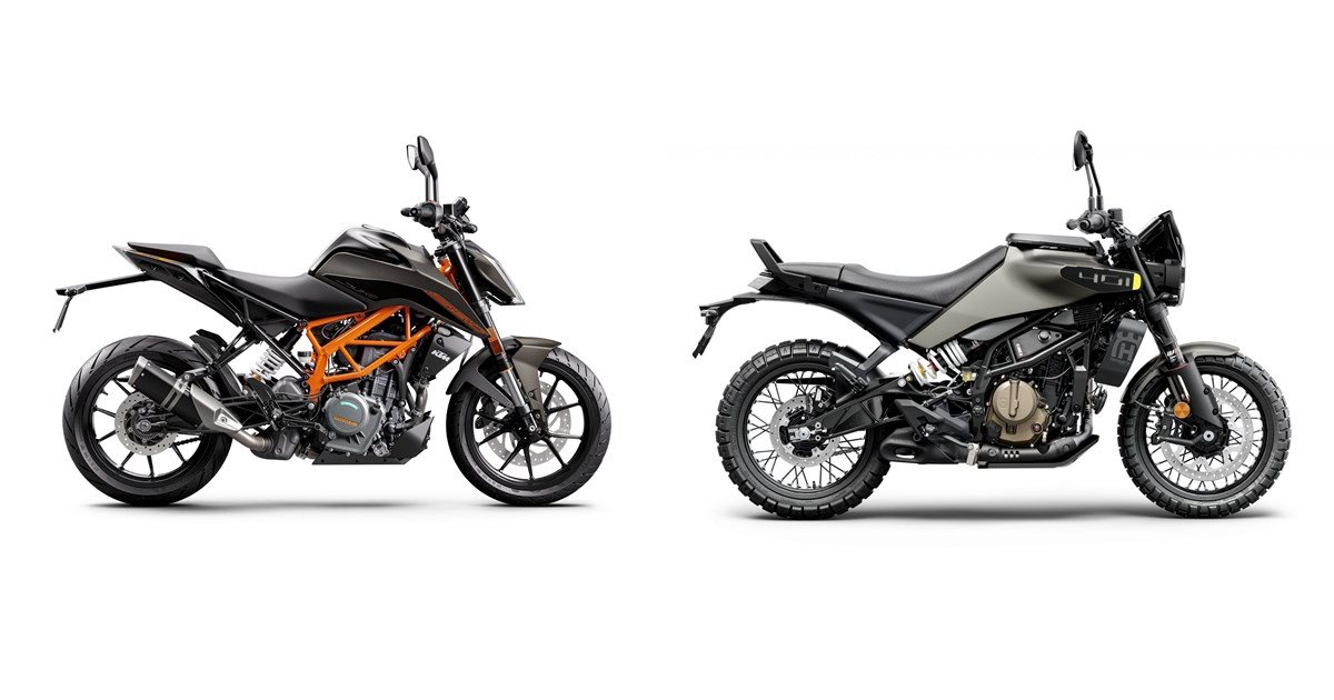 Motorrad Vergleich KTM 390 Duke 2023 vs. Husqvarna Svartpilen 401 2024