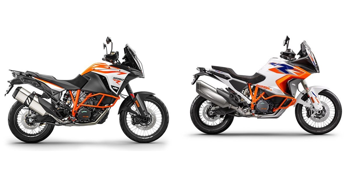 Motorrad Vergleich KTM 1290 Super Adventure R 2018 vs. KTM 1290 Super ...