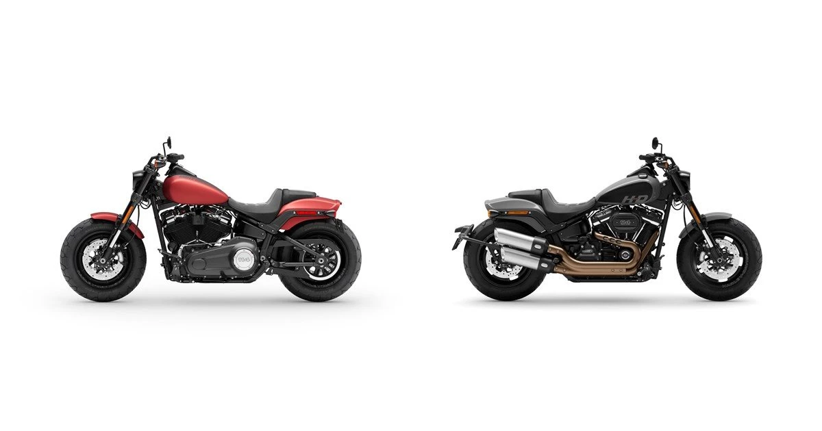 Motorrad Vergleich Harley-Davidson Softail Fat Bob 114 FXFBS 2019 vs ...