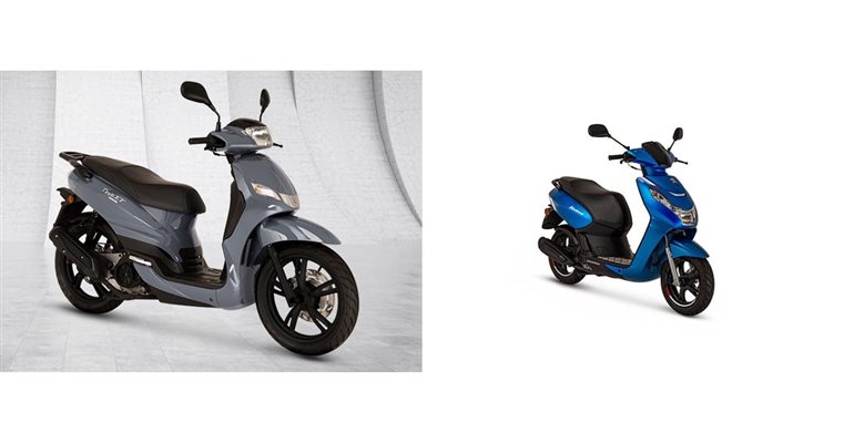 Motorrad Vergleich Peugeot Tweet 50 Active 2023 Vs Peugeot Kisbee 50