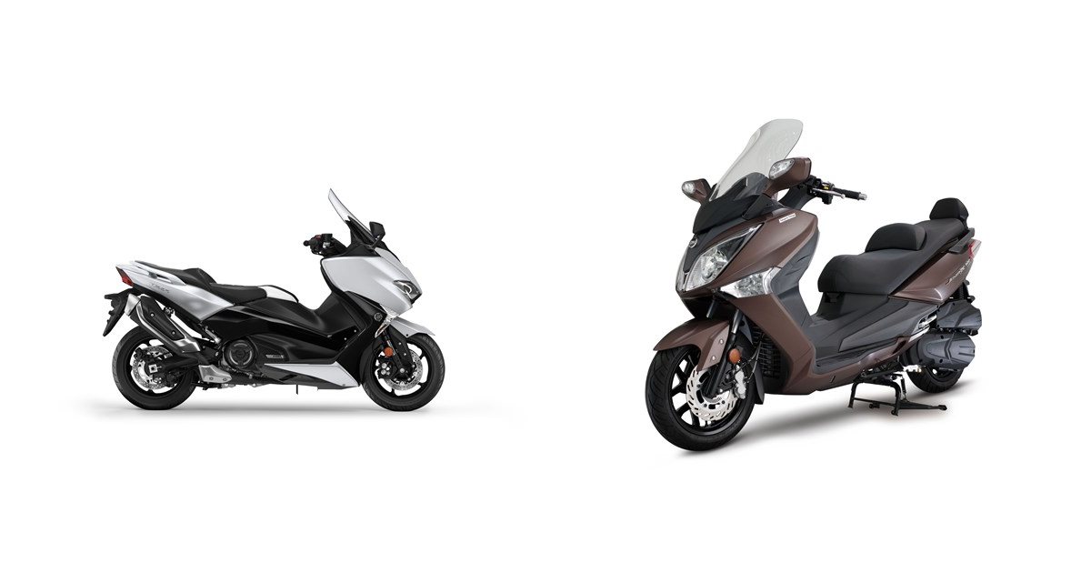 Motorrad Vergleich Yamaha TMAX DX 2019 vs. Sym MaxSym 600i 2019