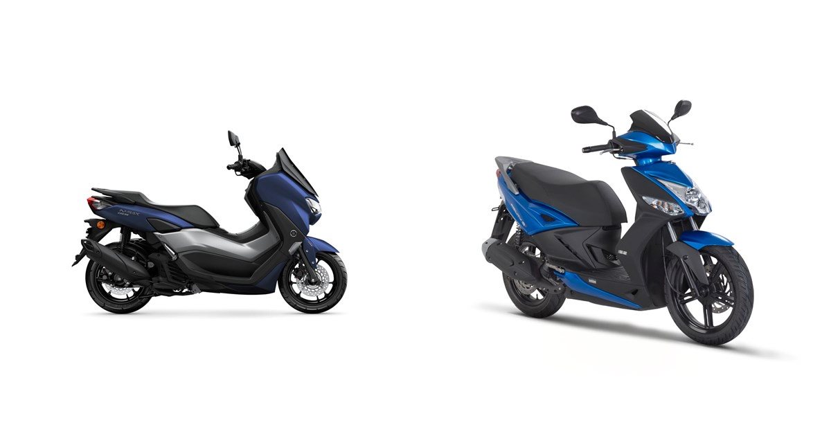 Motorrad Vergleich Yamaha NMAX 155 2022 vs. Kymco Agility City+ 125i ...