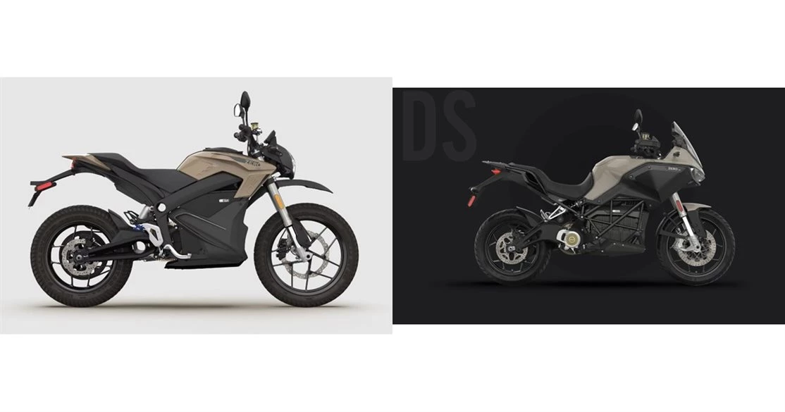 Motorrad Vergleich Zero DS 2023 vs. Zero DS 2024